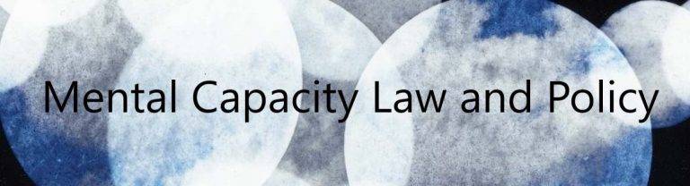 Updated COP3 form now live – Mental Capacity Law and Policy